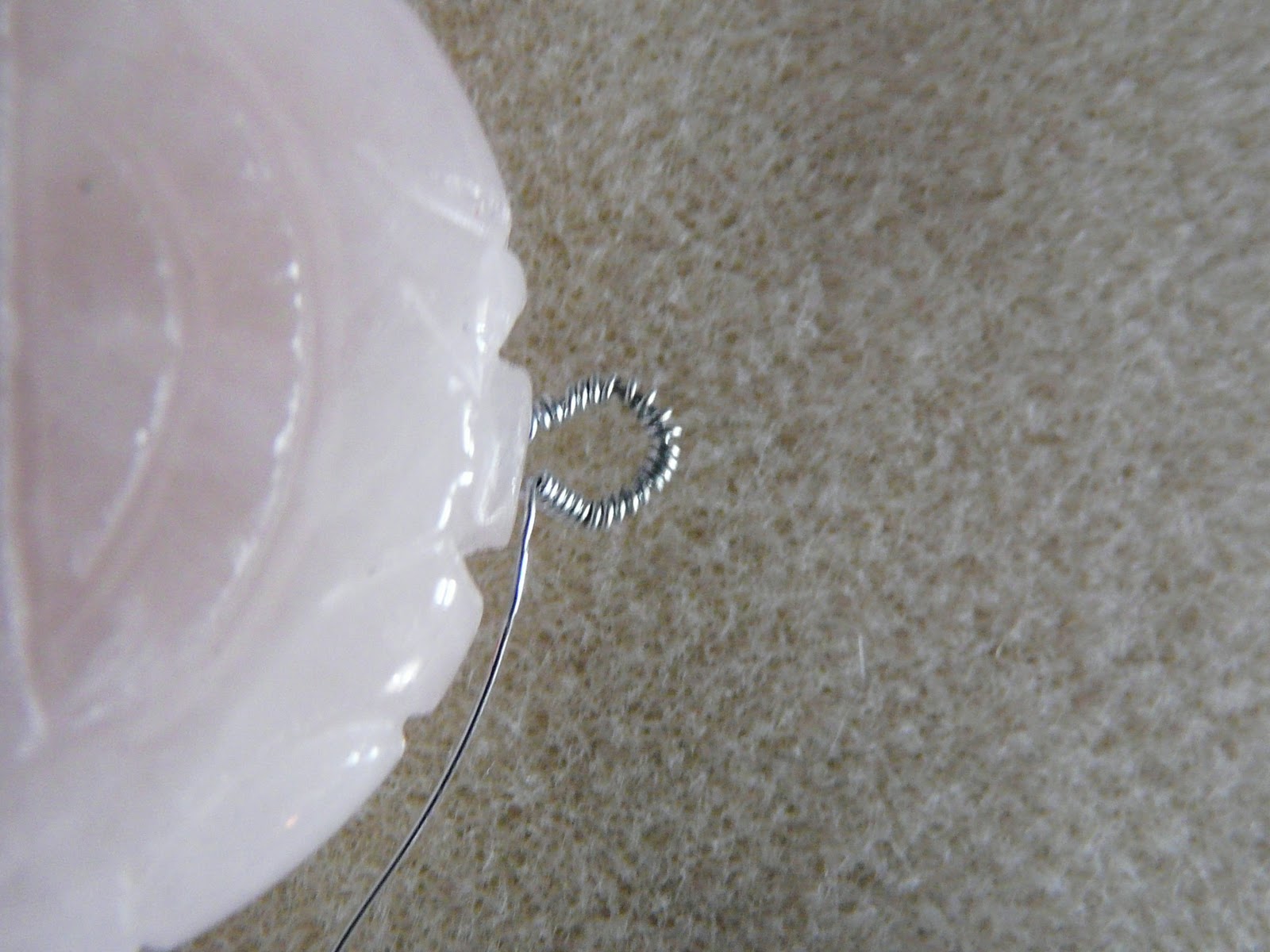 The Practical Beader: How to Make a Bail for a Top to Bottom/Straight ...