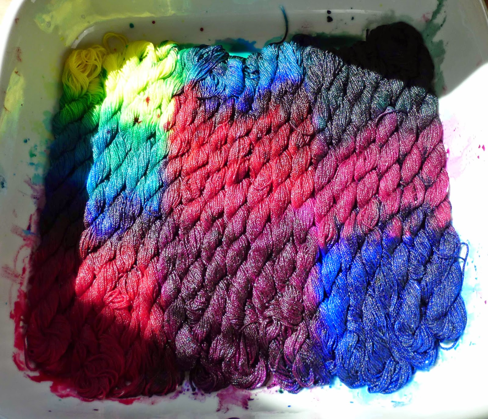 sew sew art: First Strike experiment