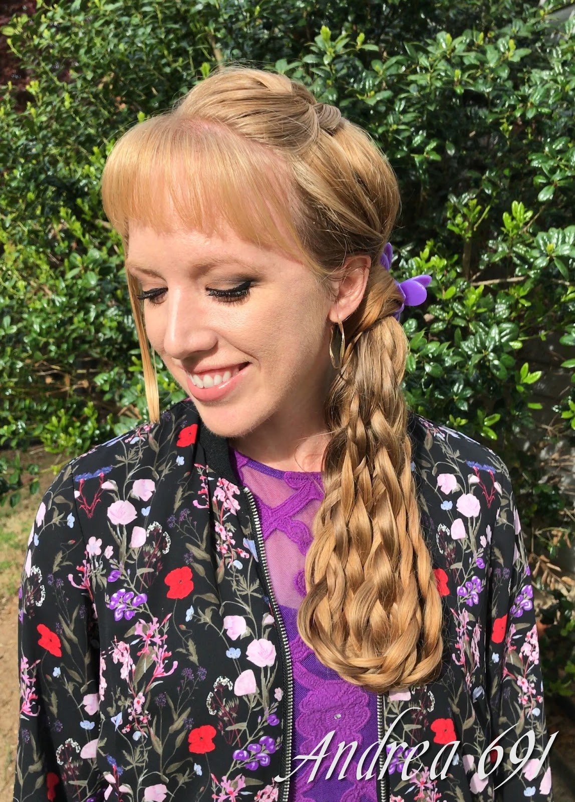 Braids & Hairstyles for Super Long Hair: A waterfall braid to go ...