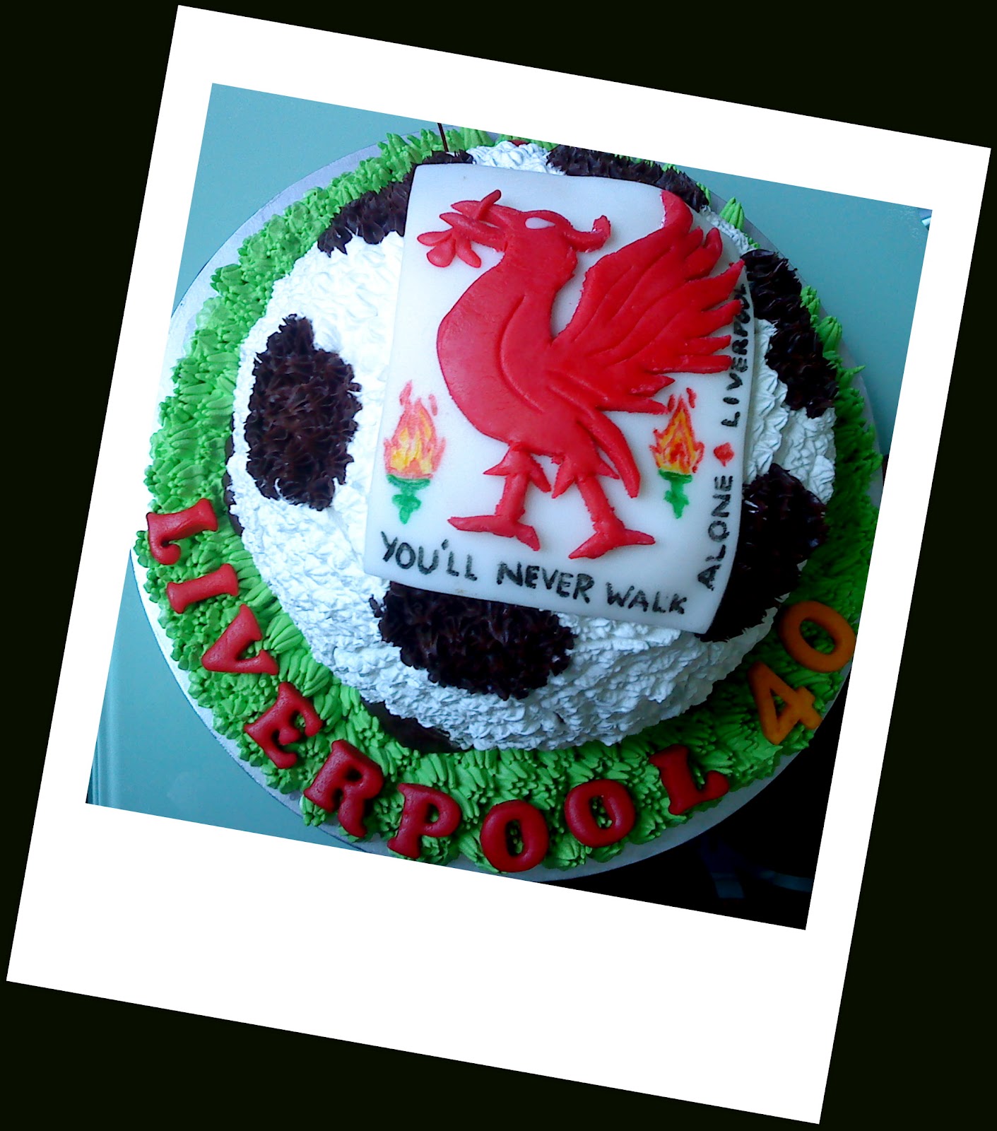 Vanilla Pastry: 3D Liverpool Football Cake