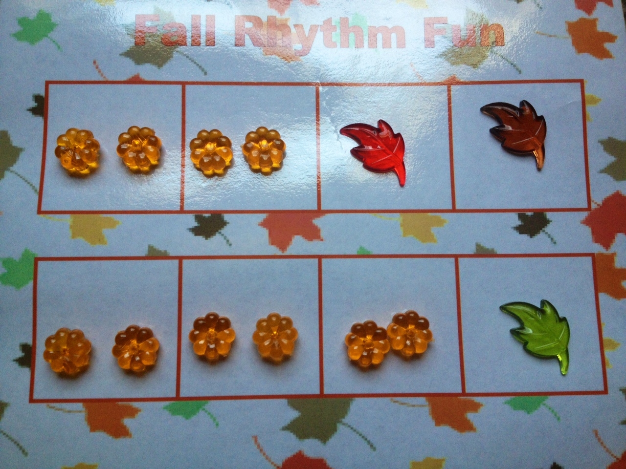 The Sweetest Melody: Fall/Halloween Rhythm Manipulatives