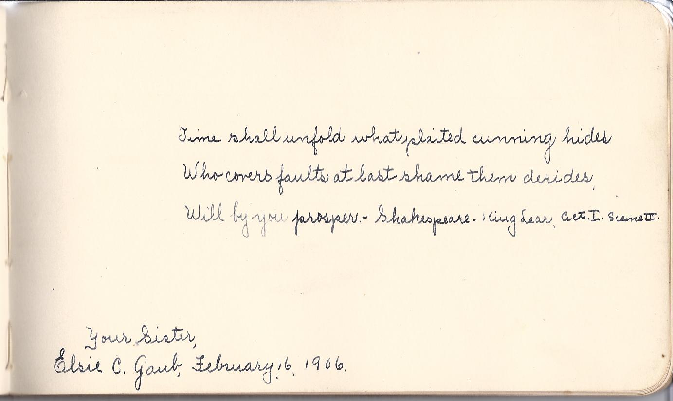 Heirlooms Reunited: 1887 Autograph Album of John Gaub of New Jersey