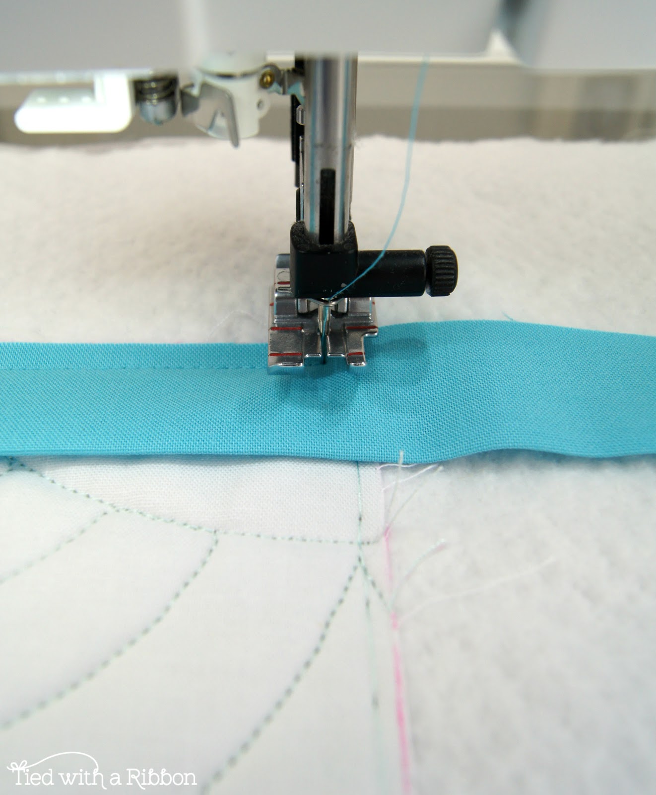Tied with a Ribbon: How to sew your Quilt Binding continuously around ...