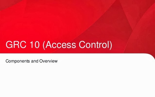 SAP Basics,Security and GRC: SAP GRC 10(Access control)