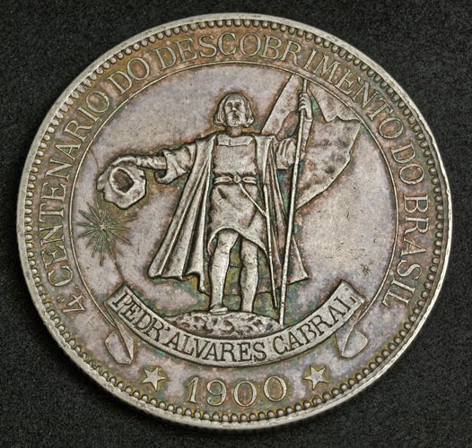 Brazil coins 4000 Reis Silver Commemorative coin of 1900, 400th ...