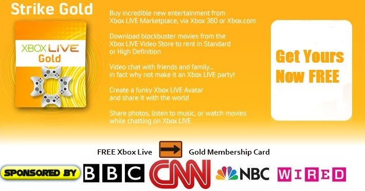 How To Get Xbox Live For Free: Free Xbox Live Gold Membership Codes