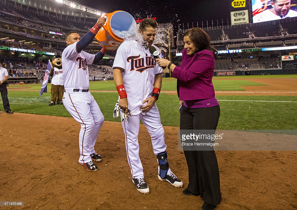 Gatorade Baths: Marney Gellner showered with ice water after Trevor ...