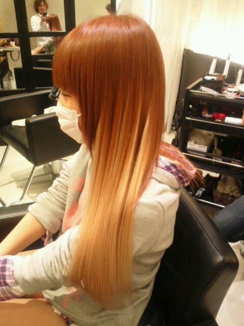 Pinku-no-Kumori: Japanese hair extension