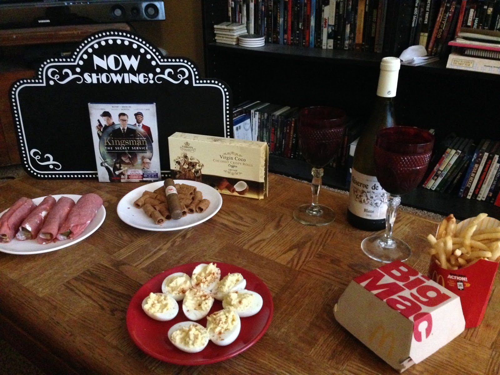 Reel Fancy Dinners: Kingsman Dinner