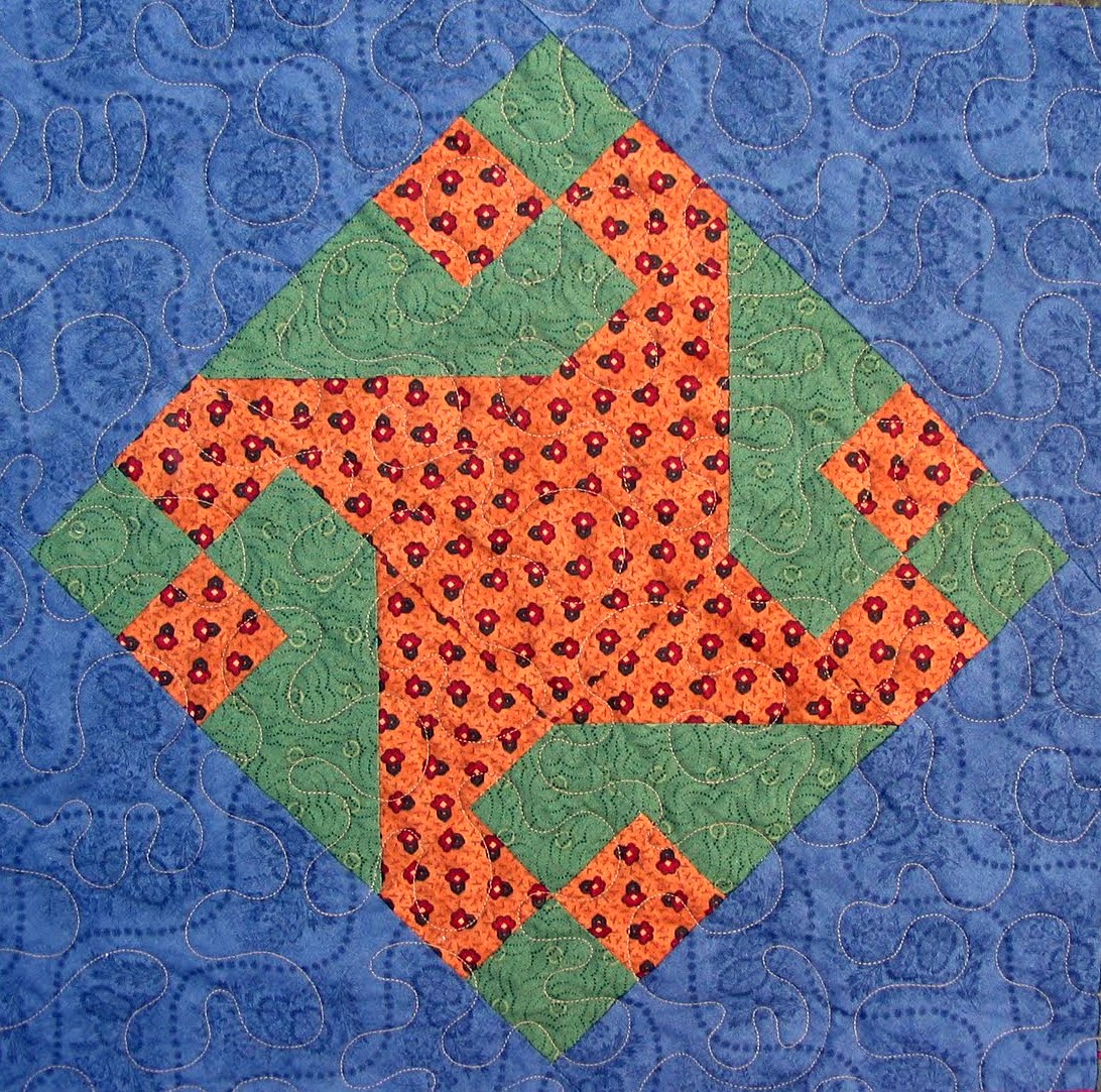 Starwood Quilter: Friendship Star Variation Quilt Block for My Curl Up ...