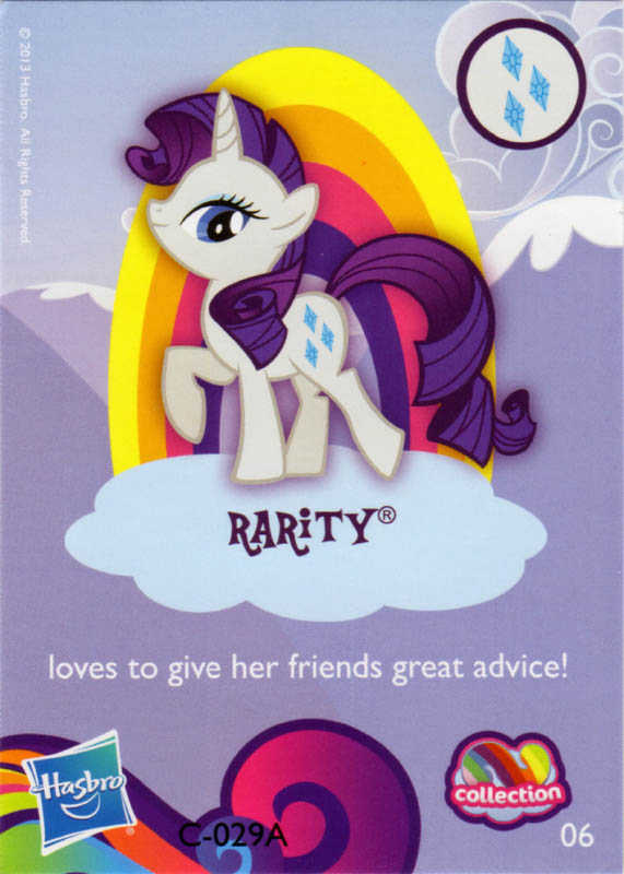 MLP Rarity Blind Bag Cards | MLP Merch