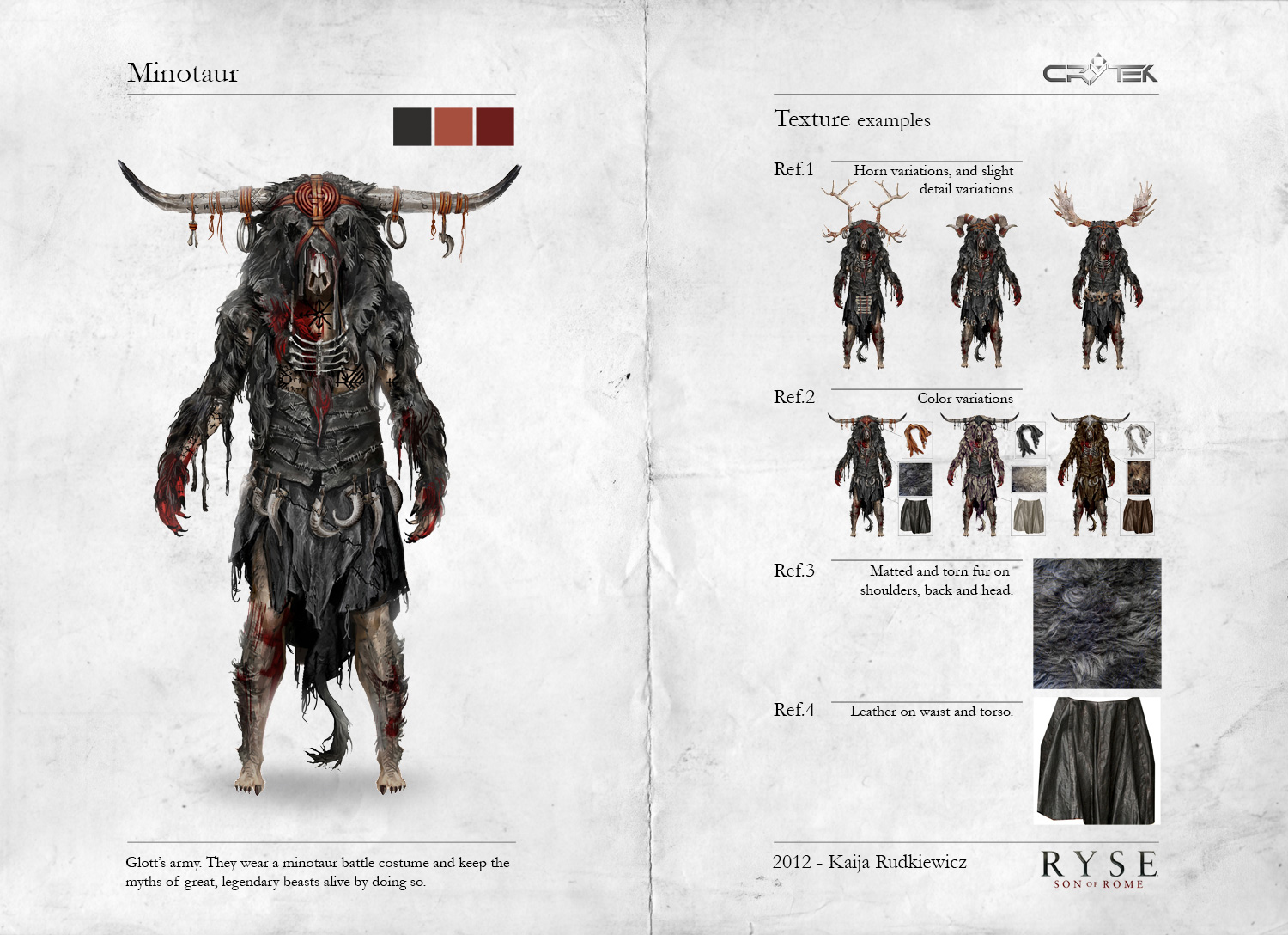 Concept for Ryse: Son of Rome by Kaija Rudkiewicz.