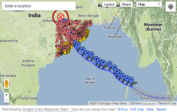 Through Picture: Phailin: like disaster looming large