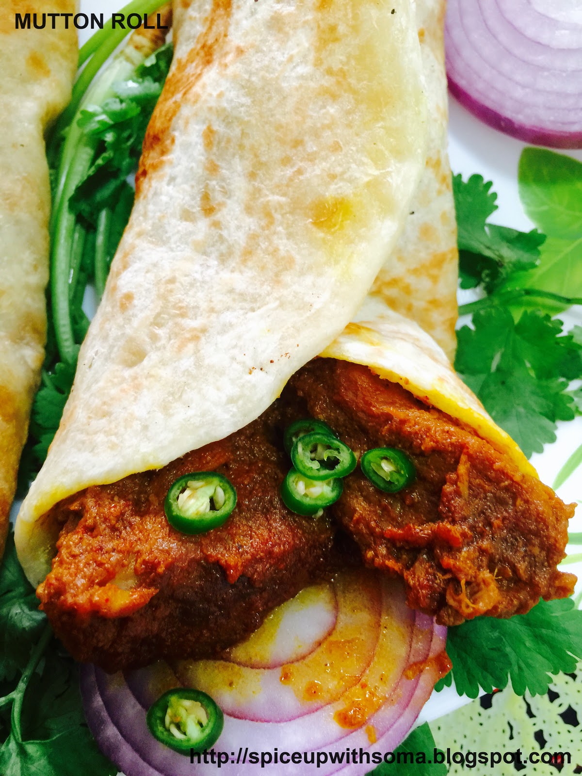 CURRY AND SPICE: MUTTON ROLL
