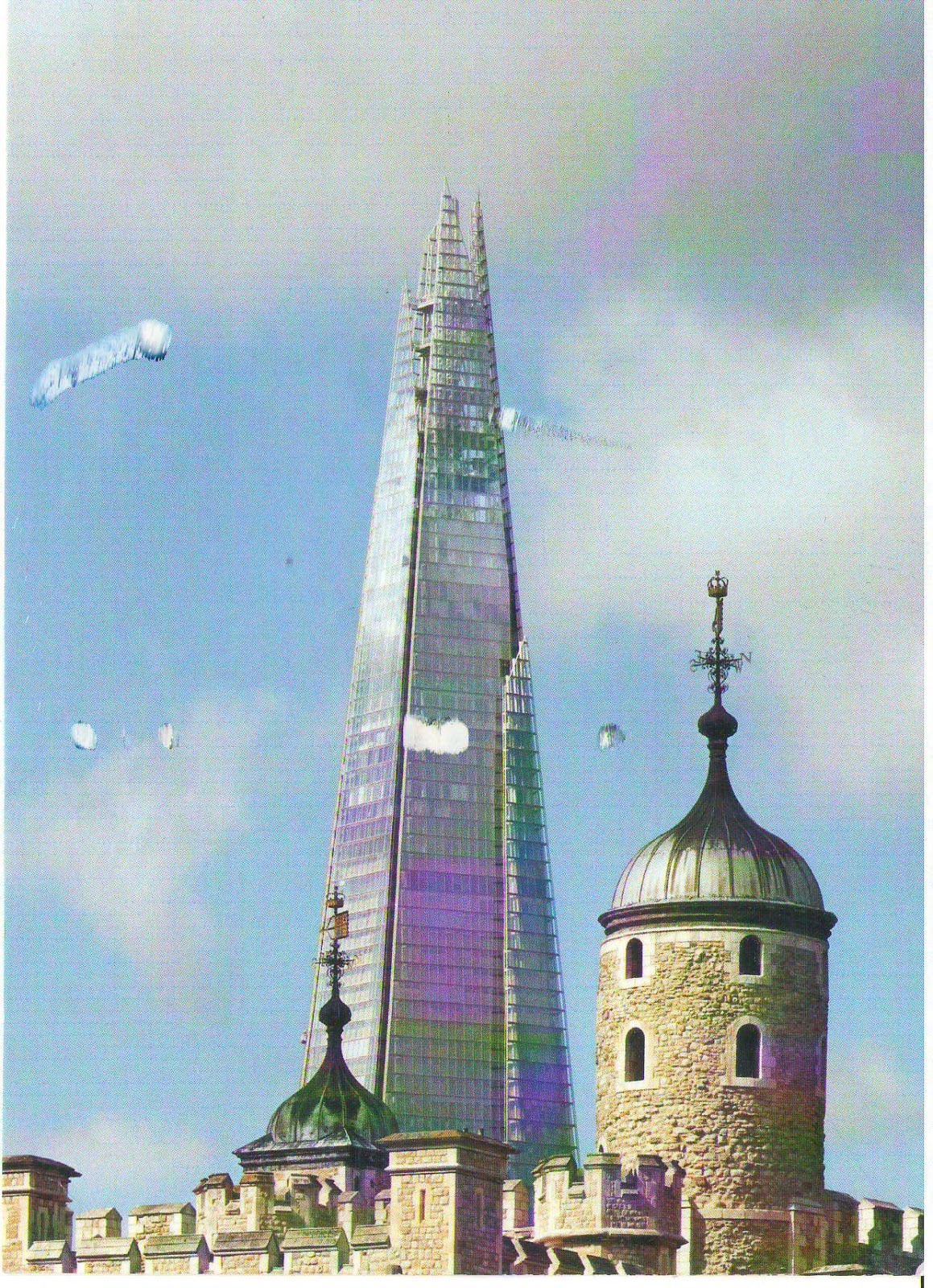 Travel Through Postcards: The Shard, London