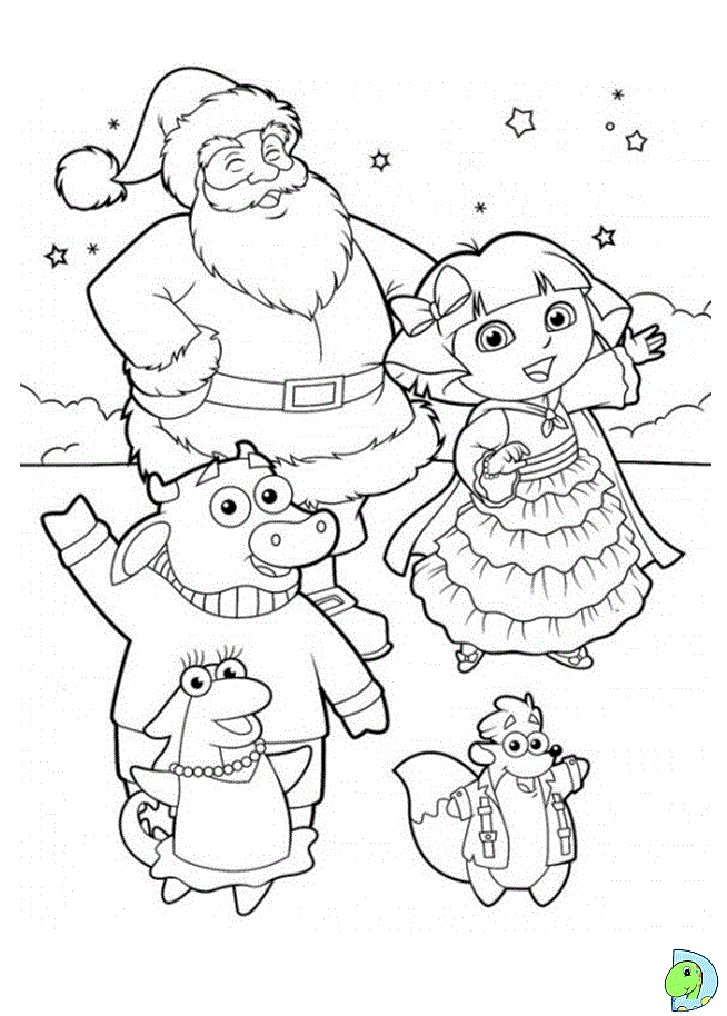 Dinokids - Desenhos para colorir: Desenhos da Dora a Exploradora em O ...