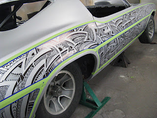 Pinstripe Chris: The Sharpie Pro Street Camaro Part 2