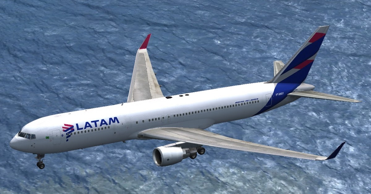 FSTexturas: [FSX/P3D]CaptainSim 767-300 LATAM PT-MSY