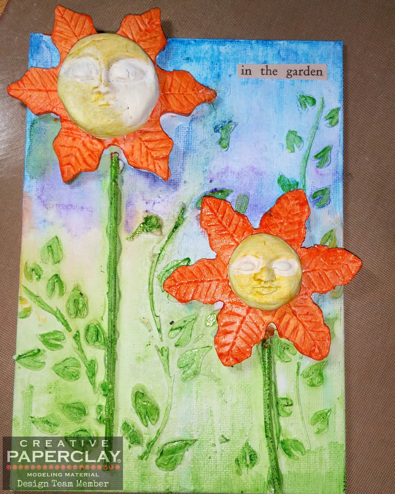 Creative Paperclay® air dry modeling material: In the Garden with ...