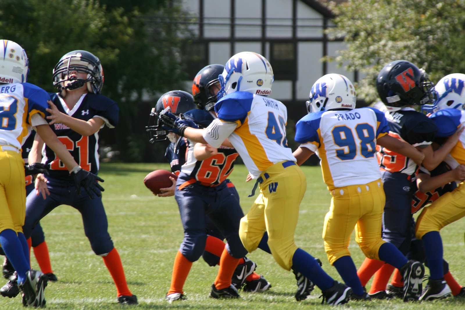Wheaton Rams Team Black 73lbs: Wheaton Bowl vs. Warren