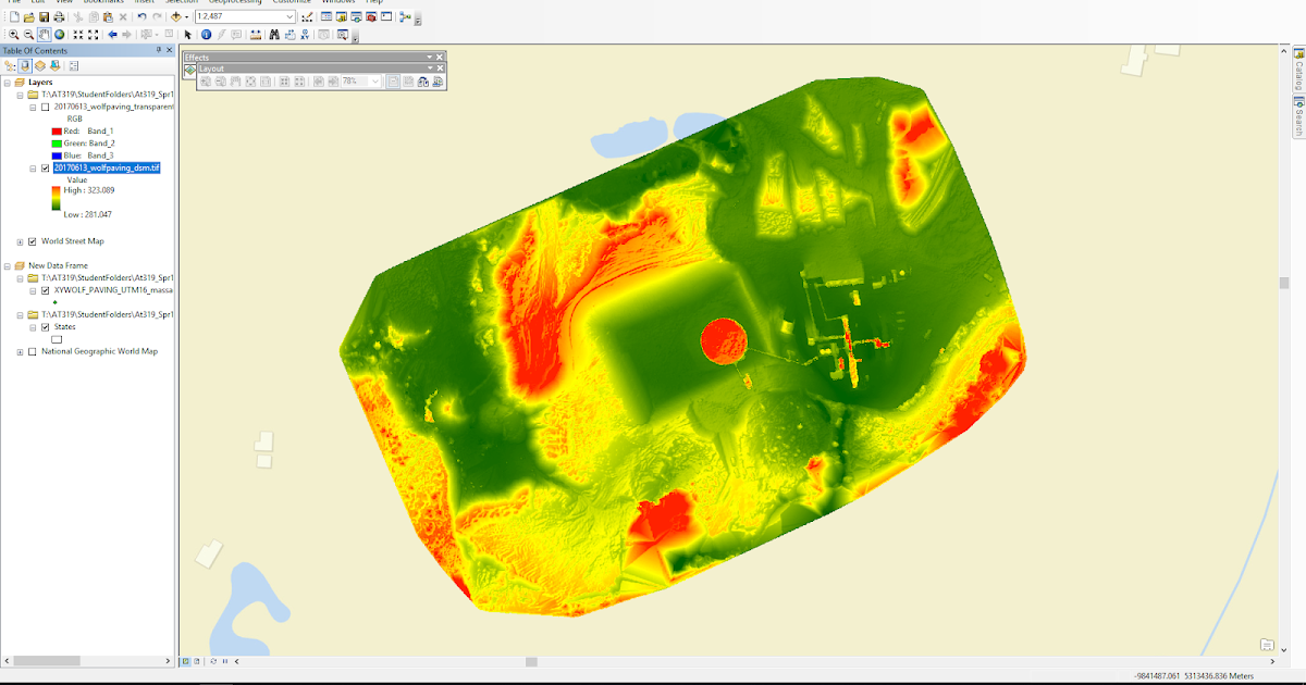 Connor's UAS Geospatial Data Portfolio: Building a Map with UAS Data