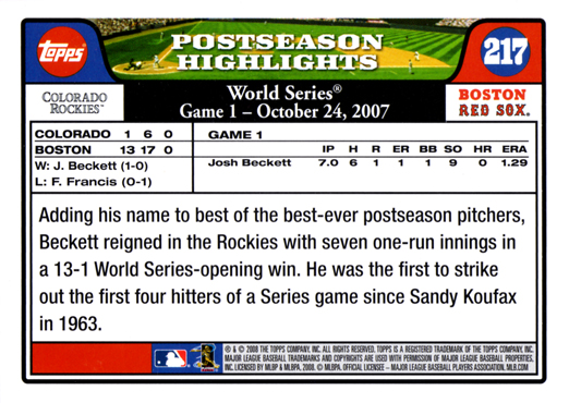 Capewood's Collections: Random Card Series #8