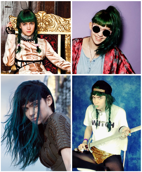 Grimes Green Hair