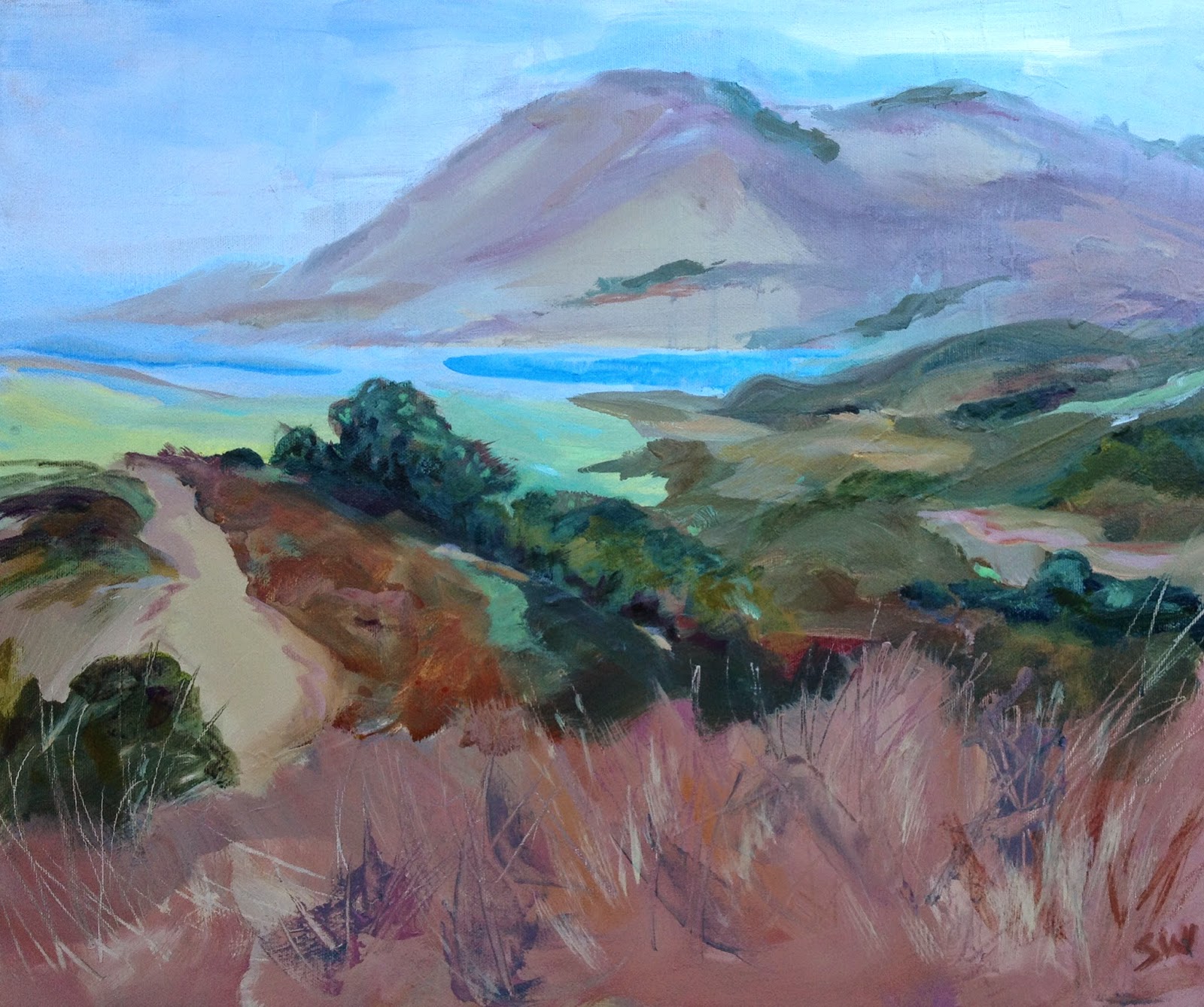 Plein Air Muse: Acrylic landscapes