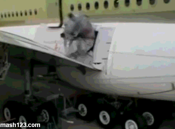 Air stairs deployment : r/mechanical_gifs