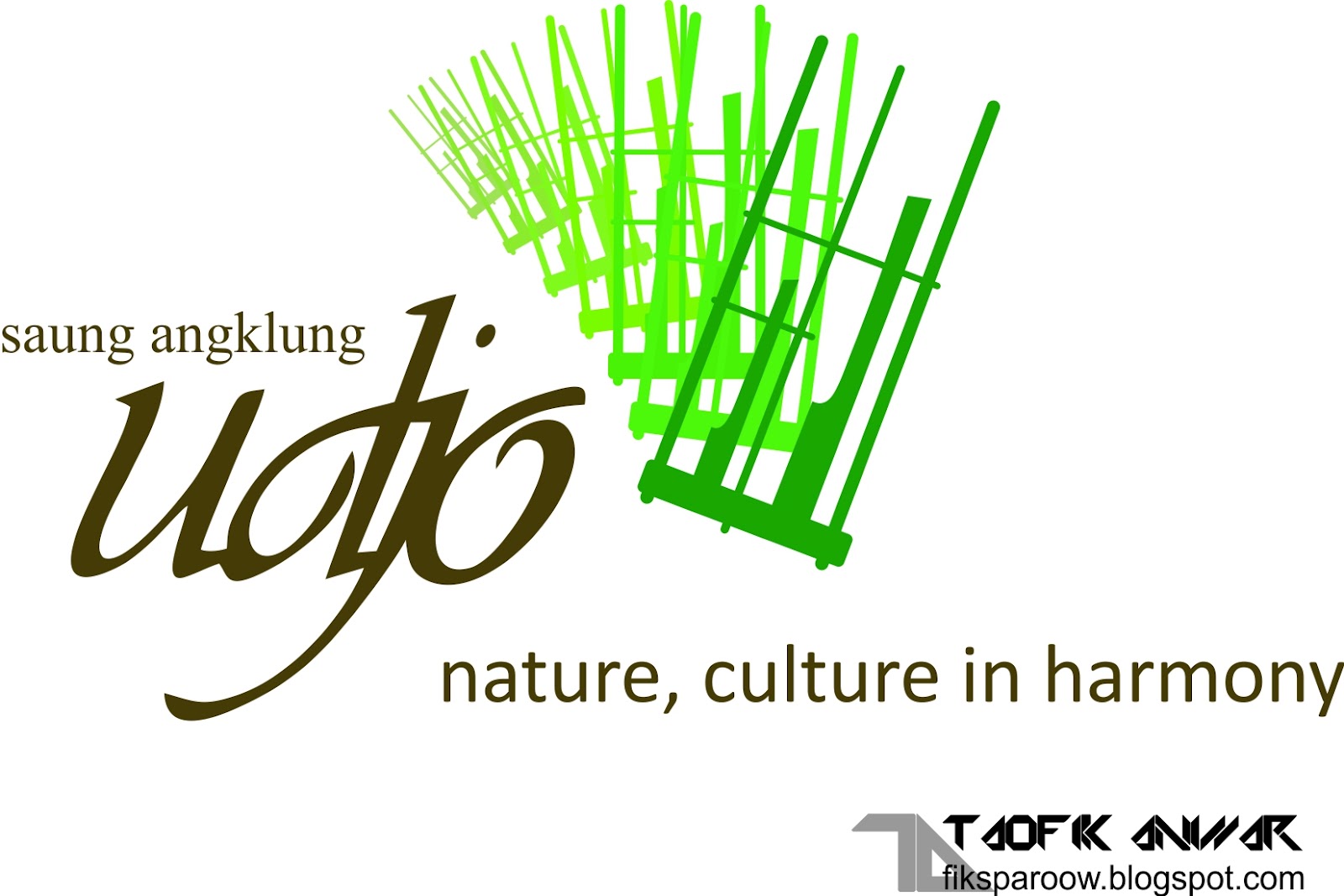 Taofik Anwar Design: Logo Saung Angklung Udjo Vector