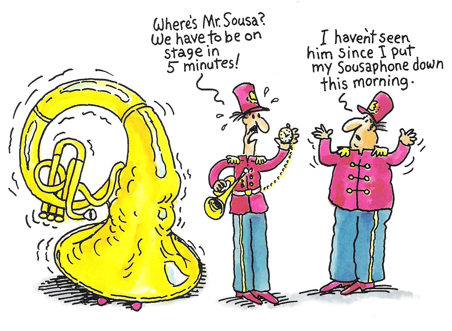 Cartoon Sousaphone