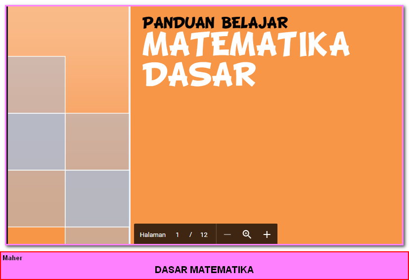 DOWNLOAD GRATIS PANDUAN BELAJAR MATEMATIKA DASAR vol 1 DILENGKAPI ...