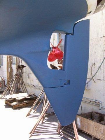 SV Pilgrim: Round Two of Templates for Morgan 382 Rudder Modifications