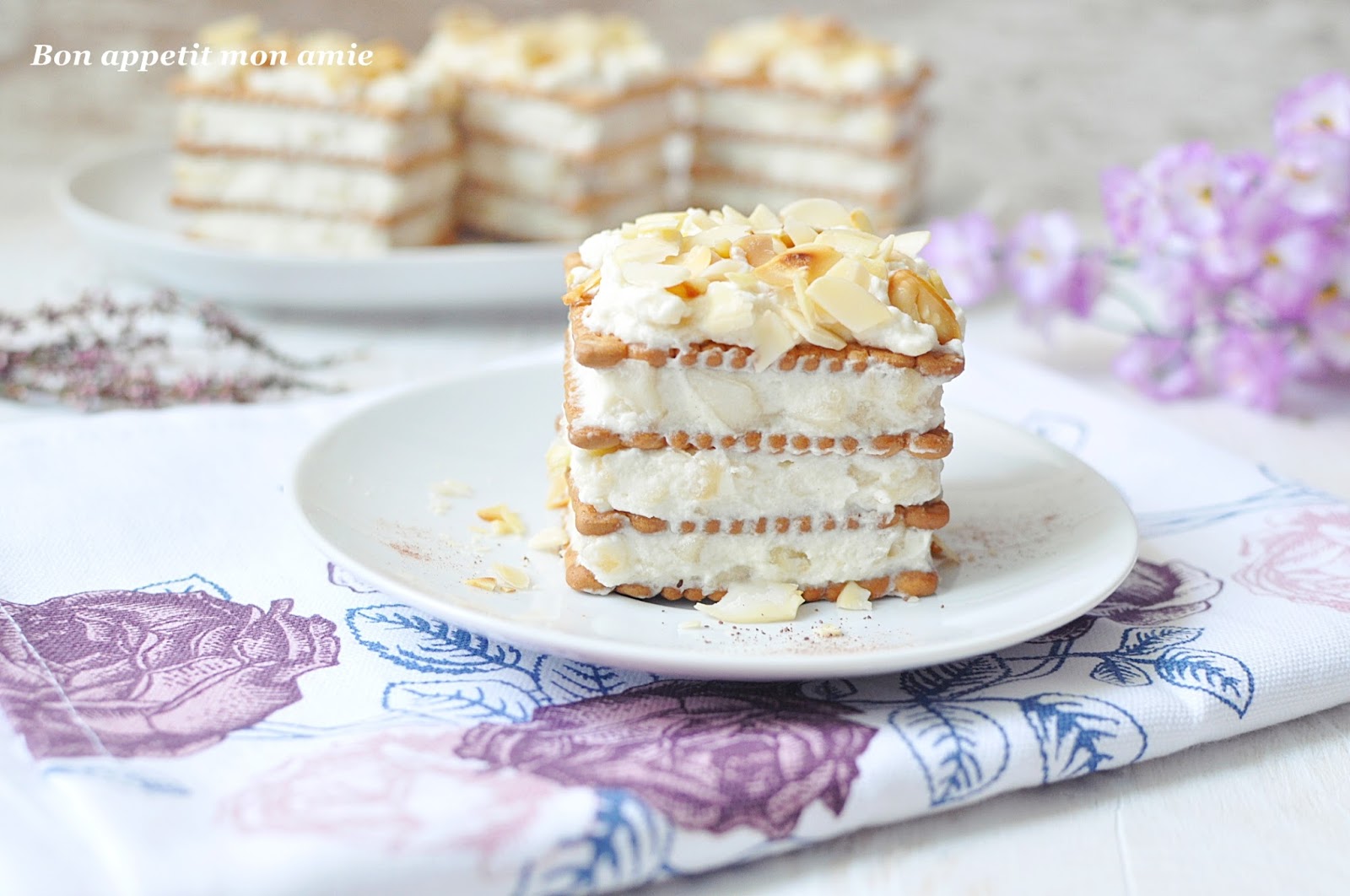 Bon appetit mon amie: Herbatnikowiec z jabłkami