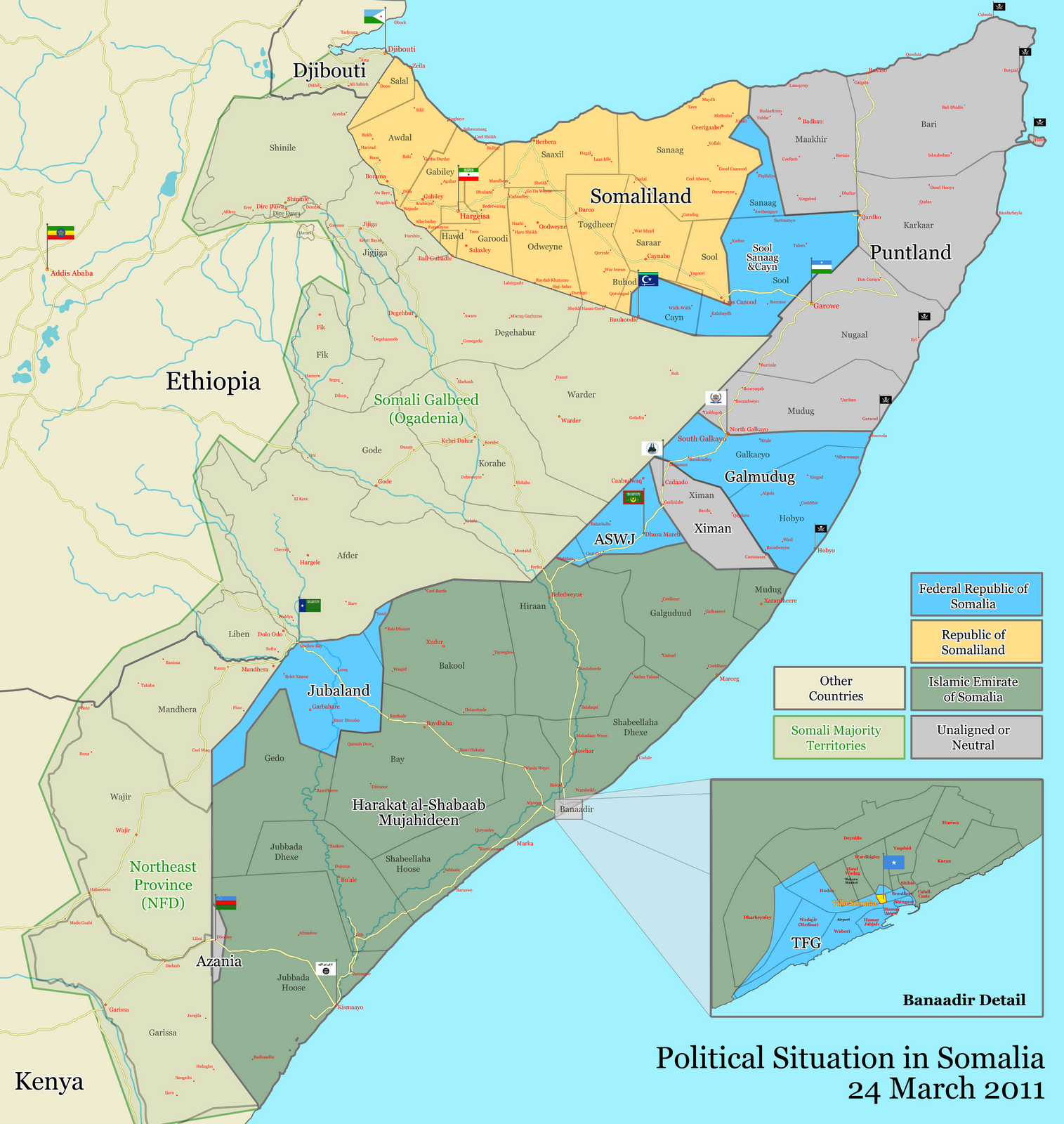 5th World news: Azania / Jubaland