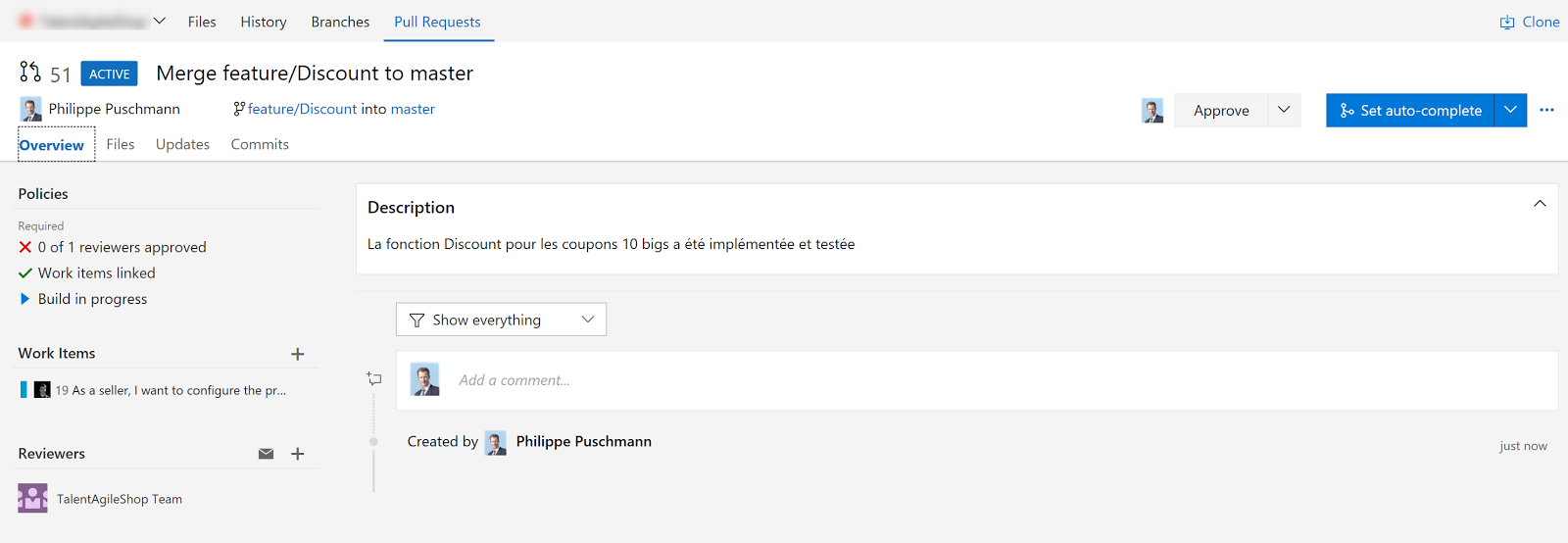 Visual Studio ALM Tools - SCRUM - Intelligence Artificielle: Pull ...