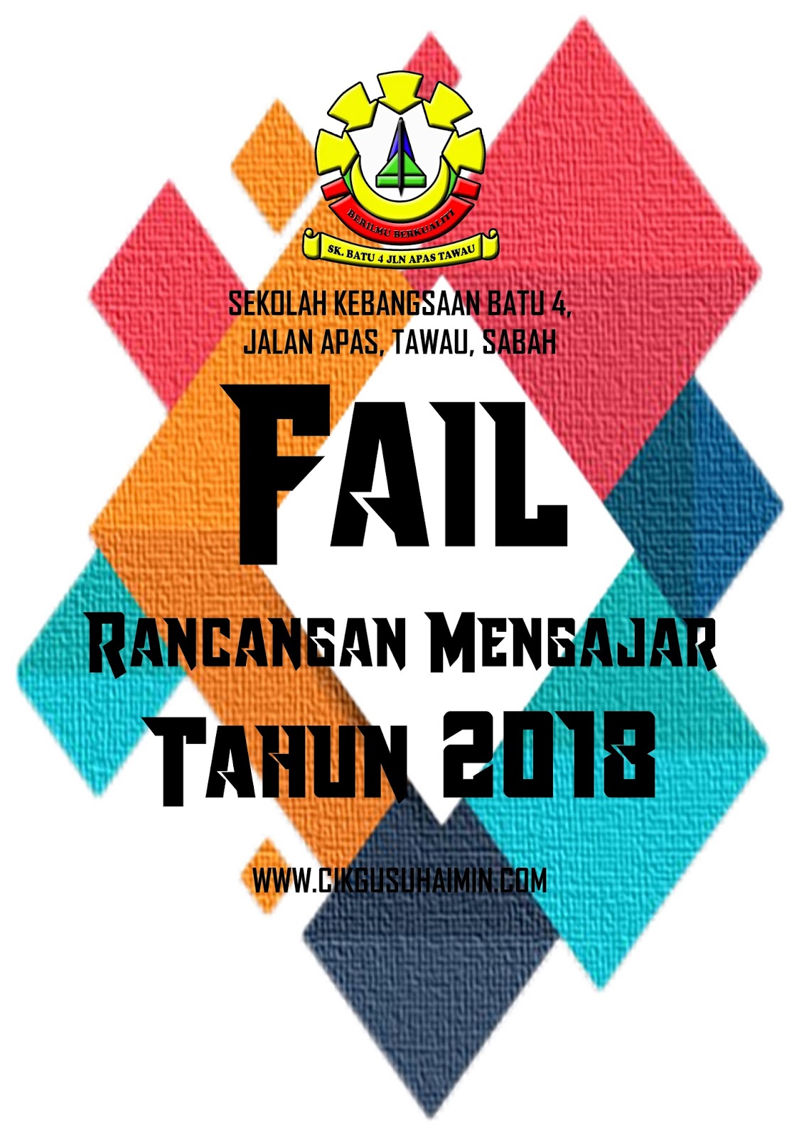 51 Templat Muka Depan (Cover) dan Pembahagi (Divider) Fail Rancangan ...