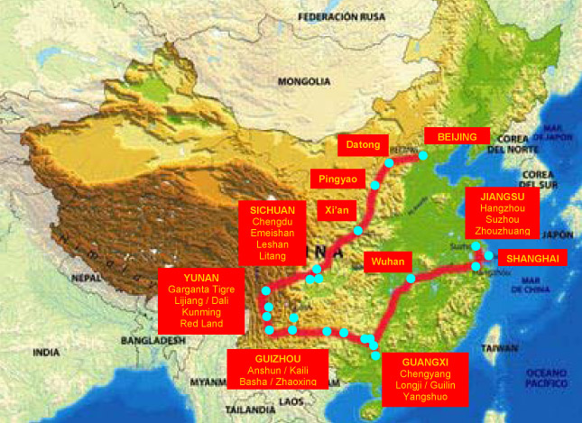 CHINA. Recorrido