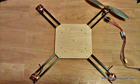 Phillip's Technology Corner: Quadcopter: Frame Assembly