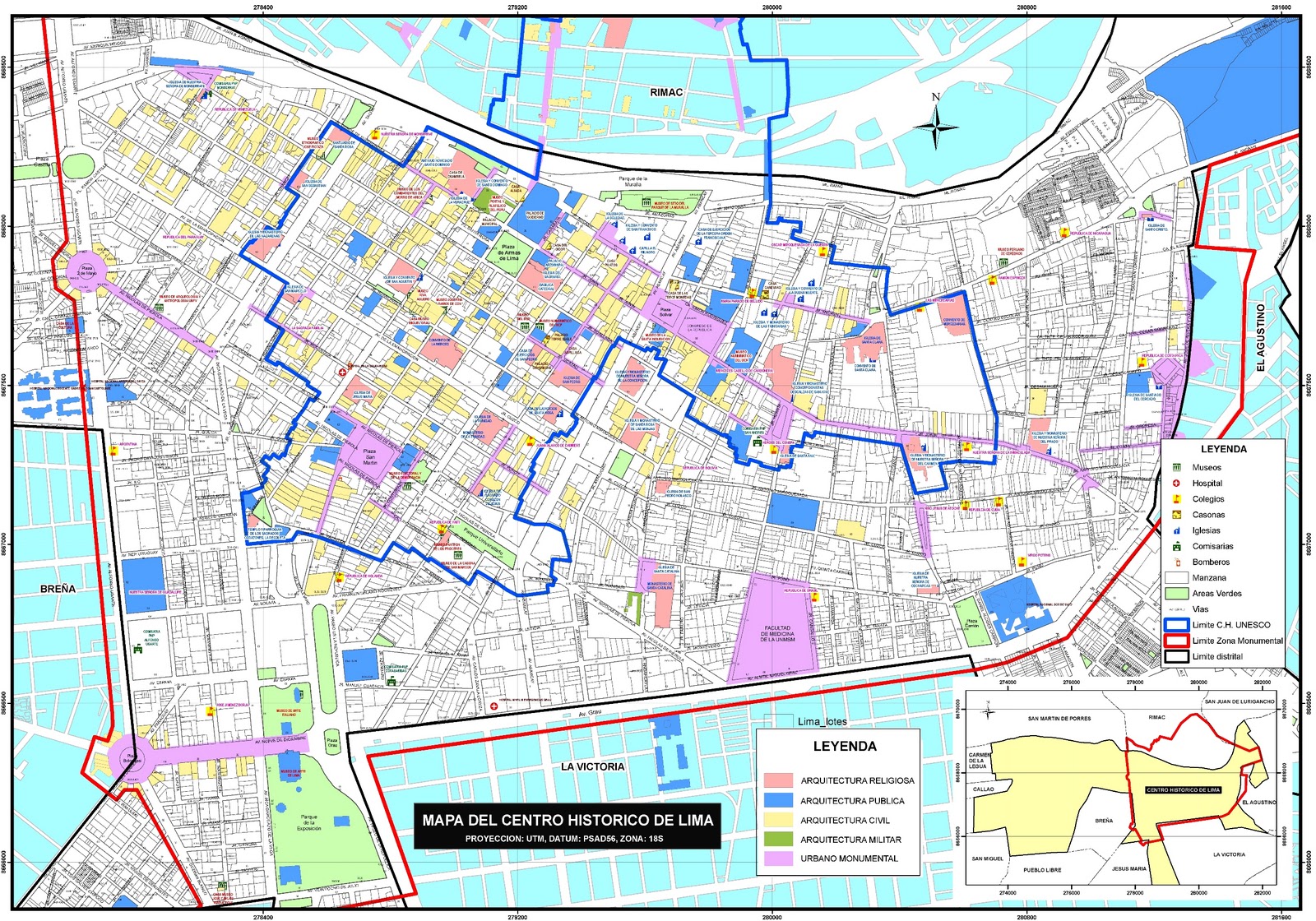 Patrimonio Cultural Inmueble - Lima: Centro Histórico