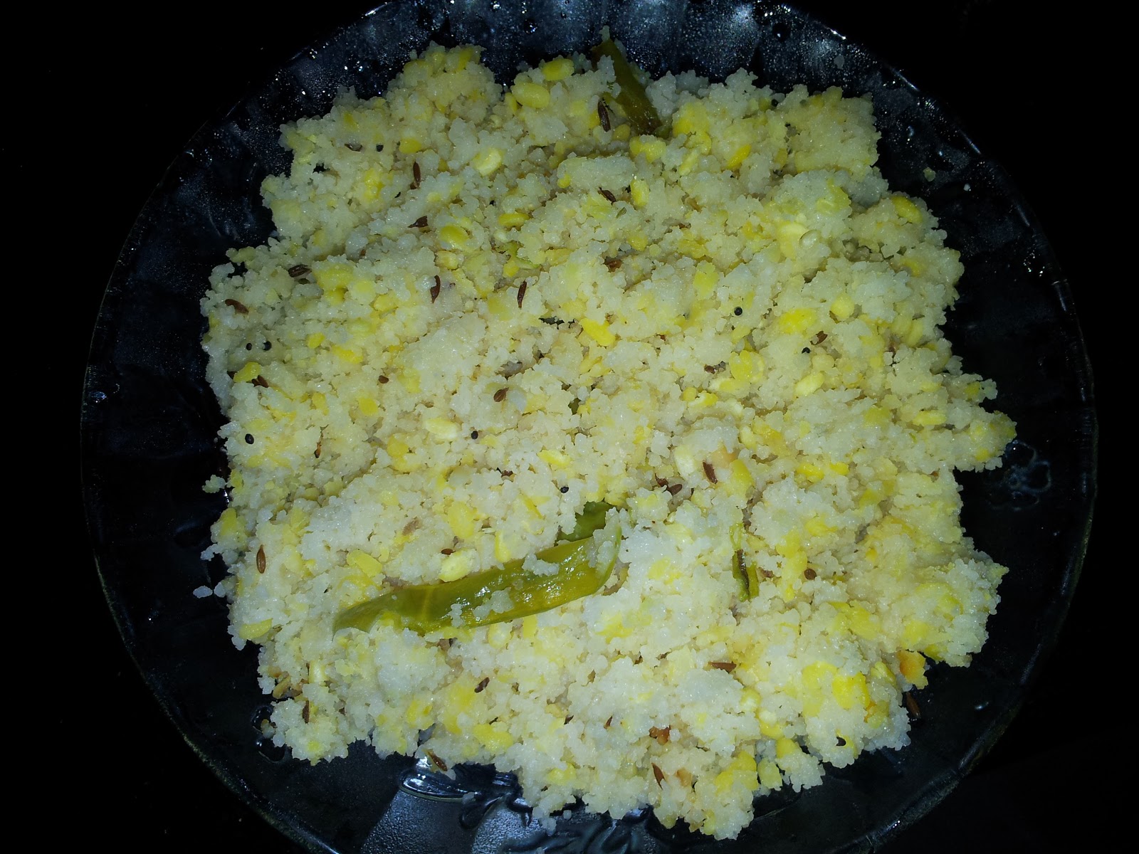 Rice ravva dry upma or Uppudu pindi