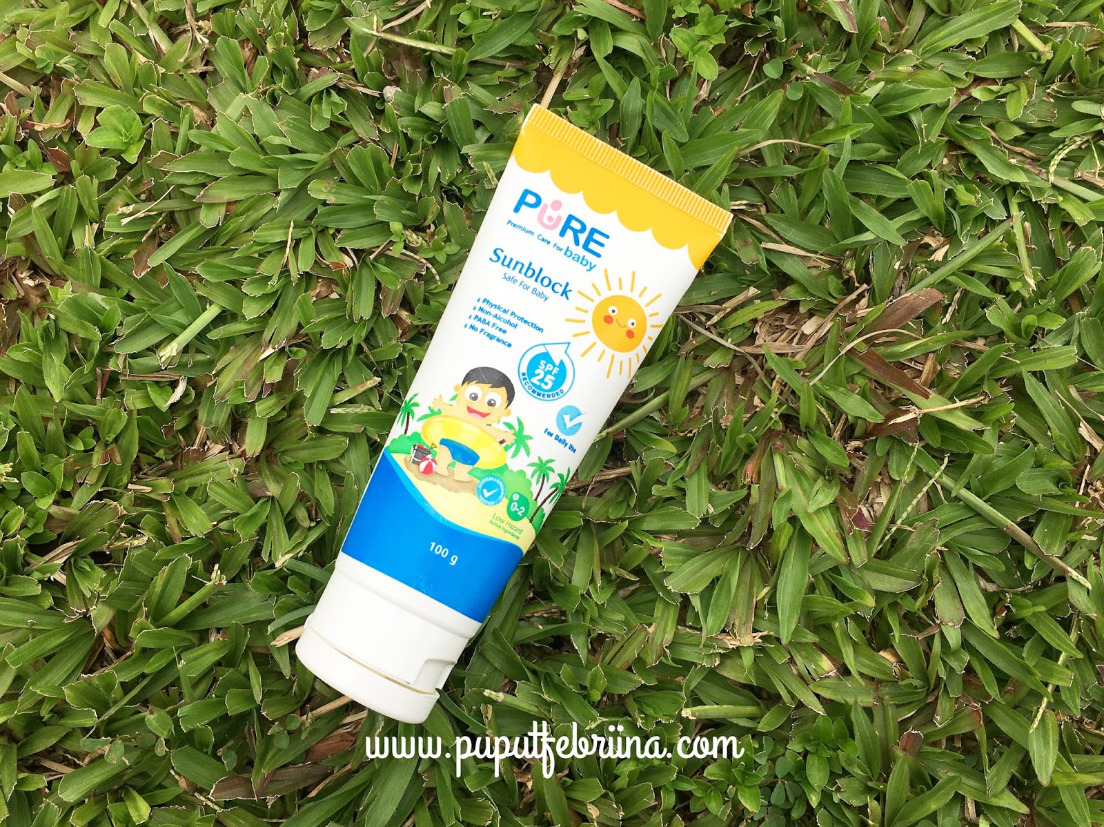 REVIEW : Pure Baby Sunblock | Sunblock Aman Untuk Anak