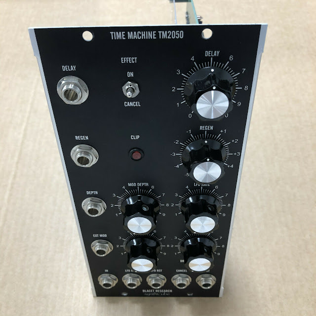 MATRIXSYNTH: Blacet Time Machine Delay TM2050 Dotcom / MU Modular Synthesizer SN 10000126