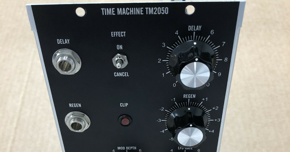MATRIXSYNTH: Blacet Time Machine Delay TM2050 Dotcom / MU Modular Synthesizer SN 10000126