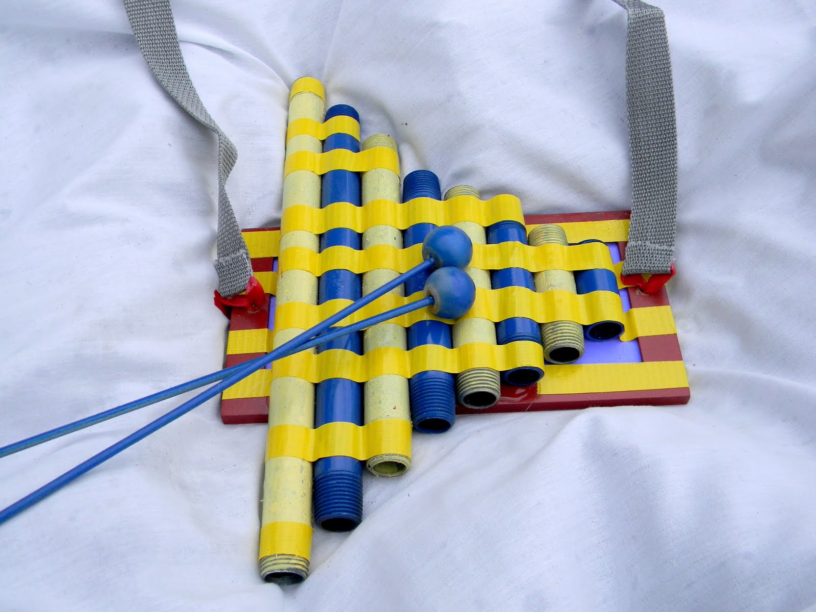 Make two mallets as you did for the drum set.