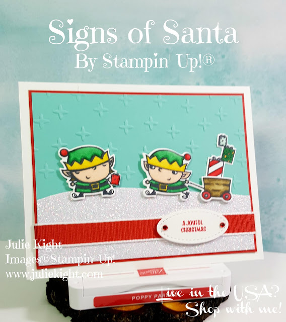 Signs of Santa Card - Day 3 of 12 Days of Christmas Event
