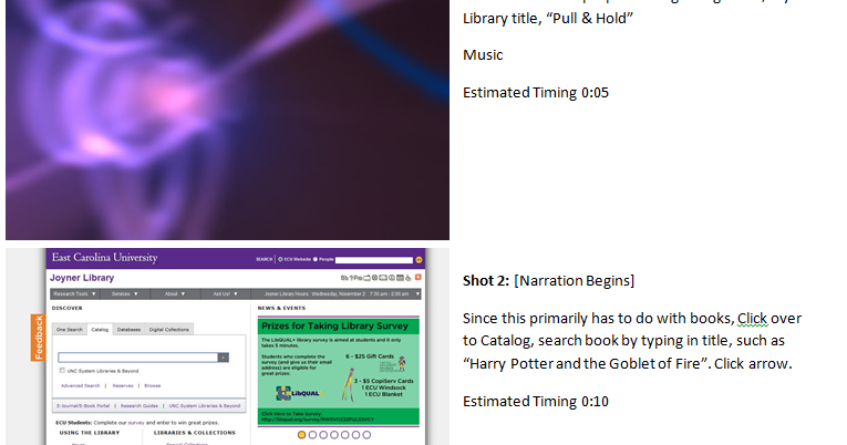 The Library Ideas Blog: ADDIE Week 2: Design