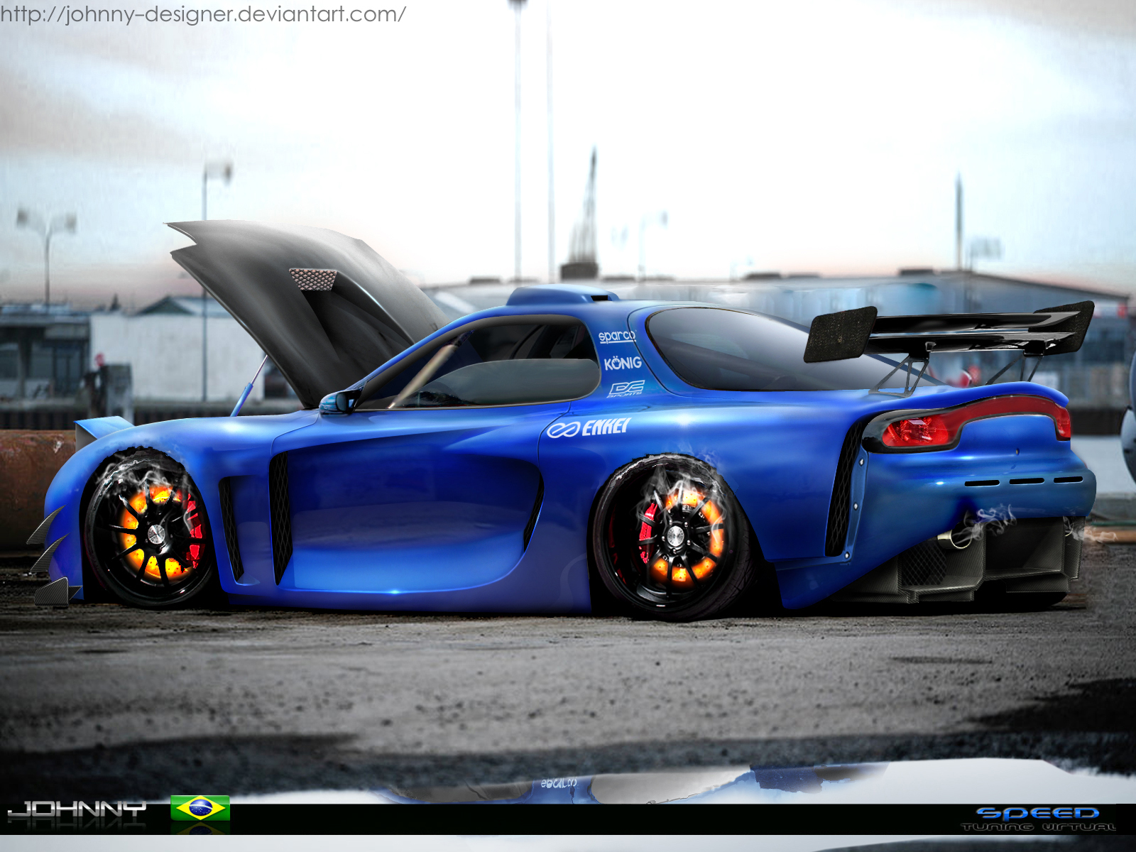 MAZDA RX 7 tuning by autemo artists