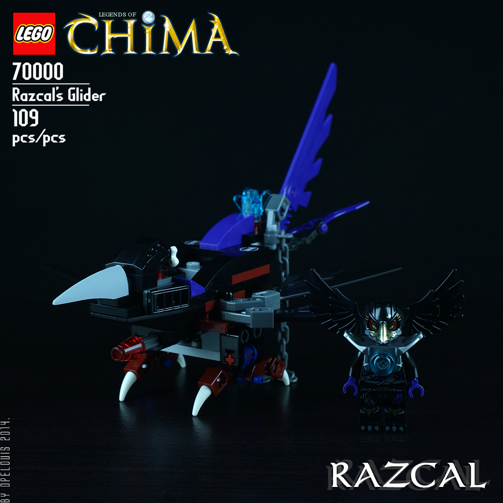 Opelouis's Toys Collection: LEGO 70000 Chima Razcal's Glider. (fixed)