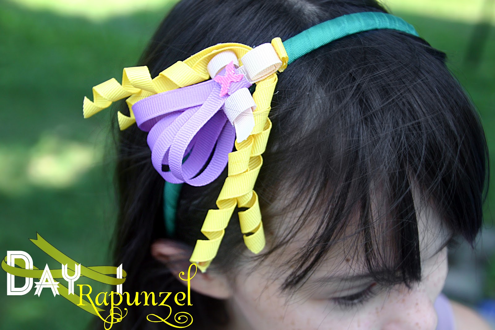 Grosgrain: Disney Inspired Ribbon Sculpture Patterns Day 1: Rapunzel